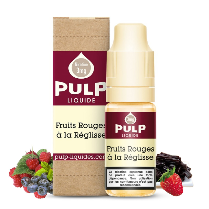 Grossiste Fruits Rouges à la Réglisse 10ml - PULP - LVP Distribution