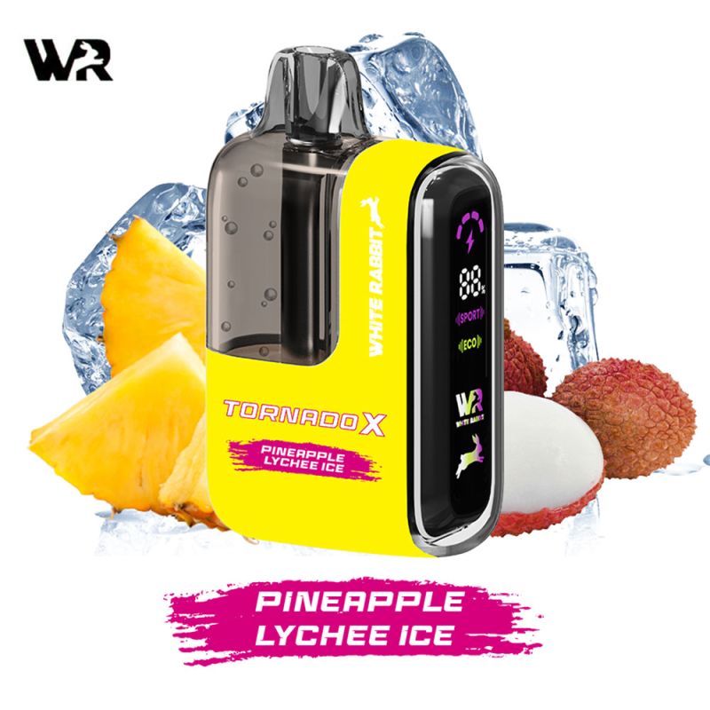 Fournisseur puff 25K Tornado White Rabbit : Pineapple Lychee Ice
